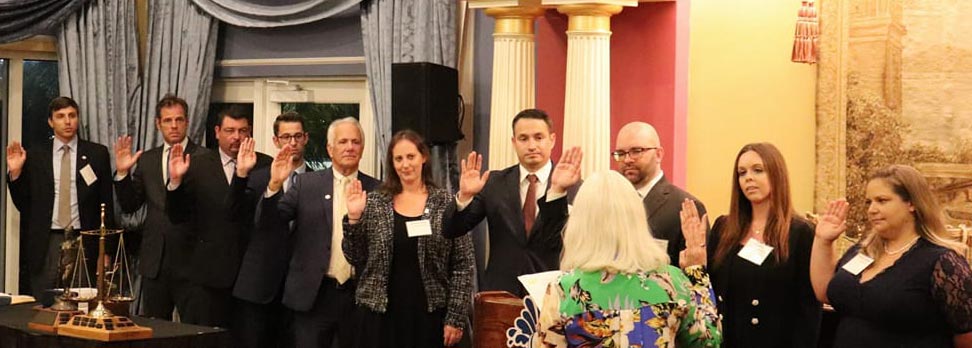 Caitlin Sworn in as President of Barney Masterson American Inn of Court